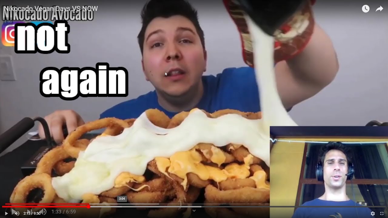 Nikocado Avocado - Vegan Vs Now - Video Breakdown - YouTube