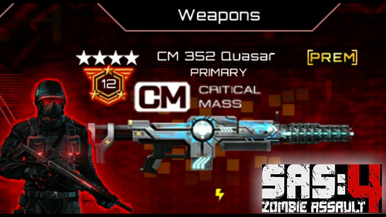 SAS 4 Mobile:CM 352 Quasar [PREM] 12/4 MAXED - YouTube