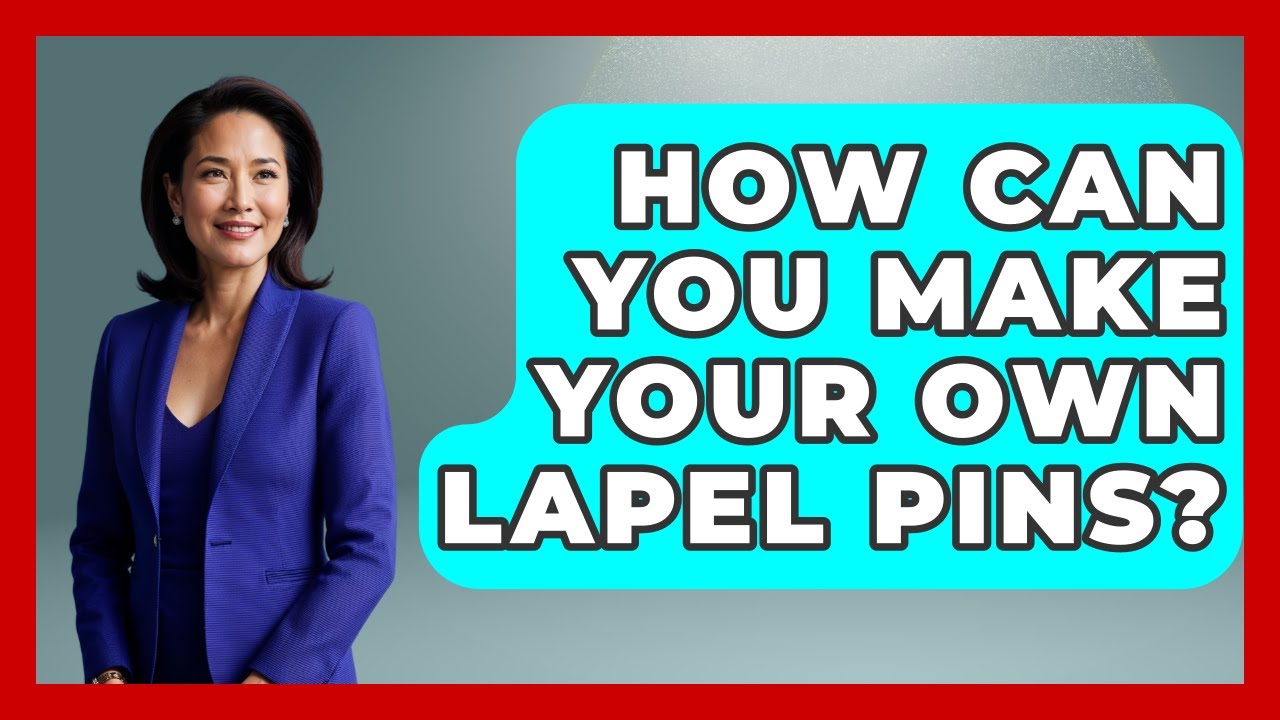 How Can You Make Your Own Lapel Pins? - The Sharp Dressed Gent - YouTube