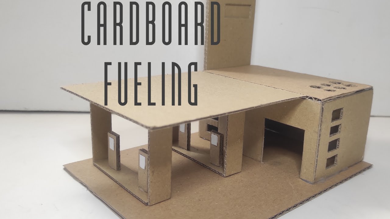 How to make cardboard fueling - YouTube