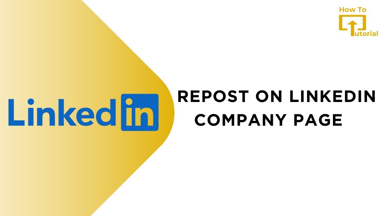 How to Repost on LinkedIn Company page - YouTube