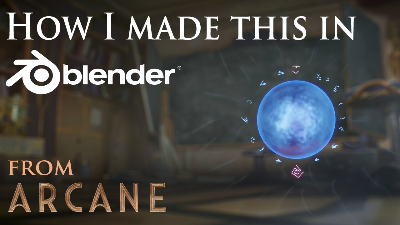 How I Made This Hextech Gemstone From Arcane in Blender - YouTube