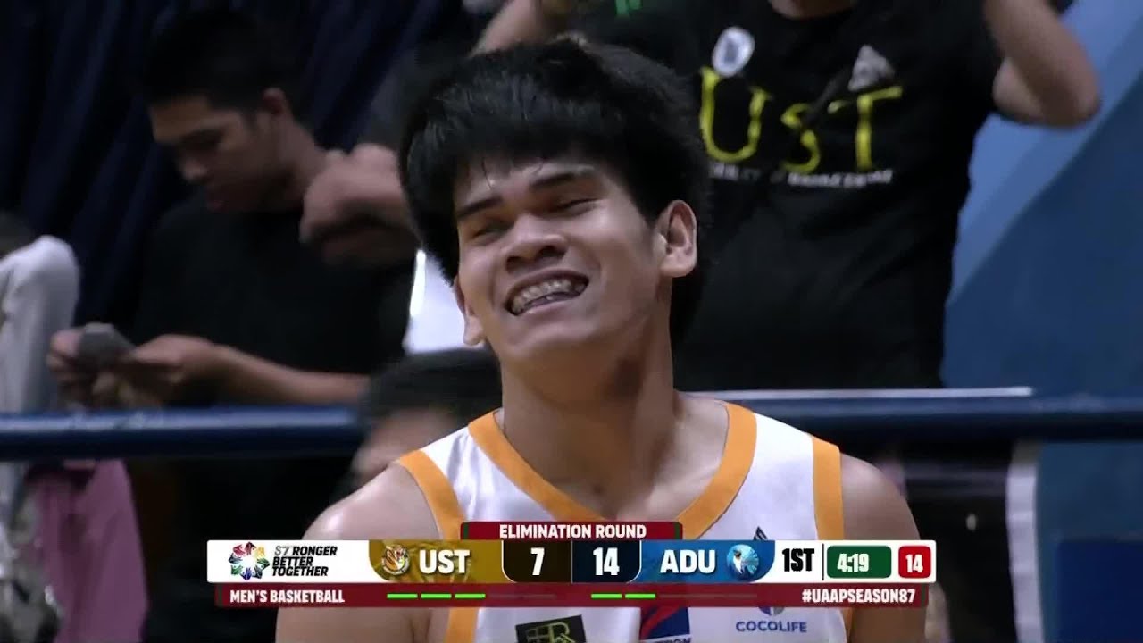 Mark Llemit GROWLS EARLY for UST vs. AdU in 1Q | UAAP Season 87 Men’s ...