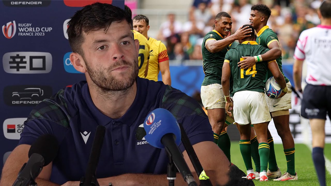 Blair Kinghorn on their key lesson from facing Springbok machine in ...