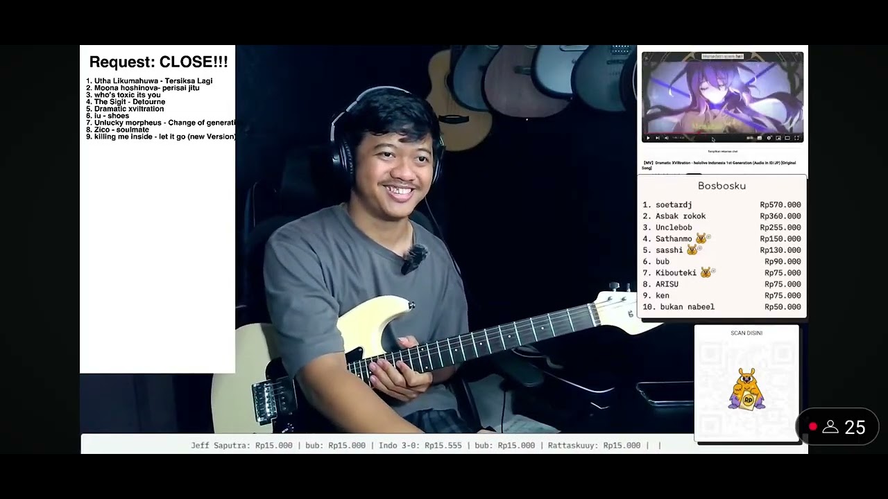 Ade Sulistio ngulik lagu Dramatic XViltration - hololive Indonesia 1st ...
