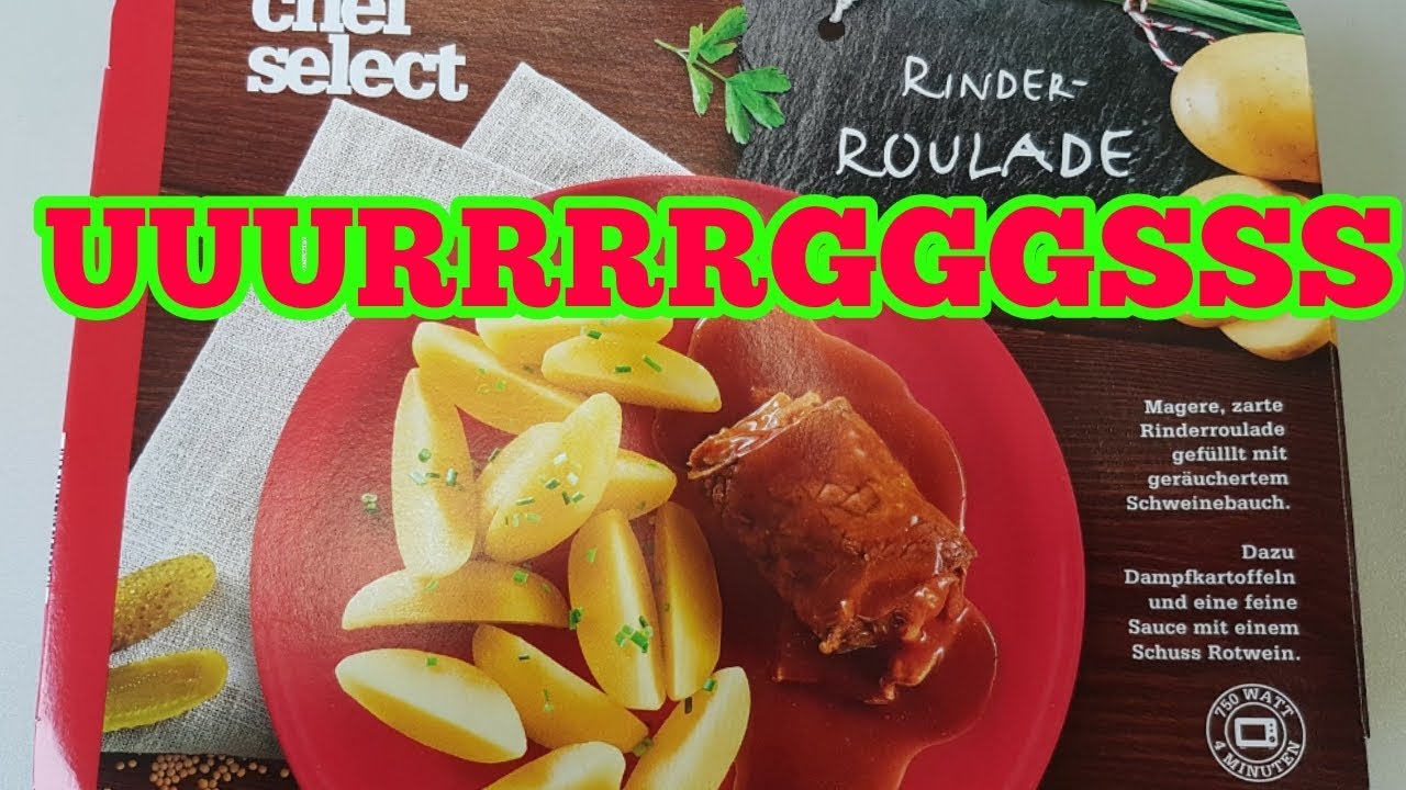 Verkostung Lidl Chef Select Rinder Roulade - YouTube