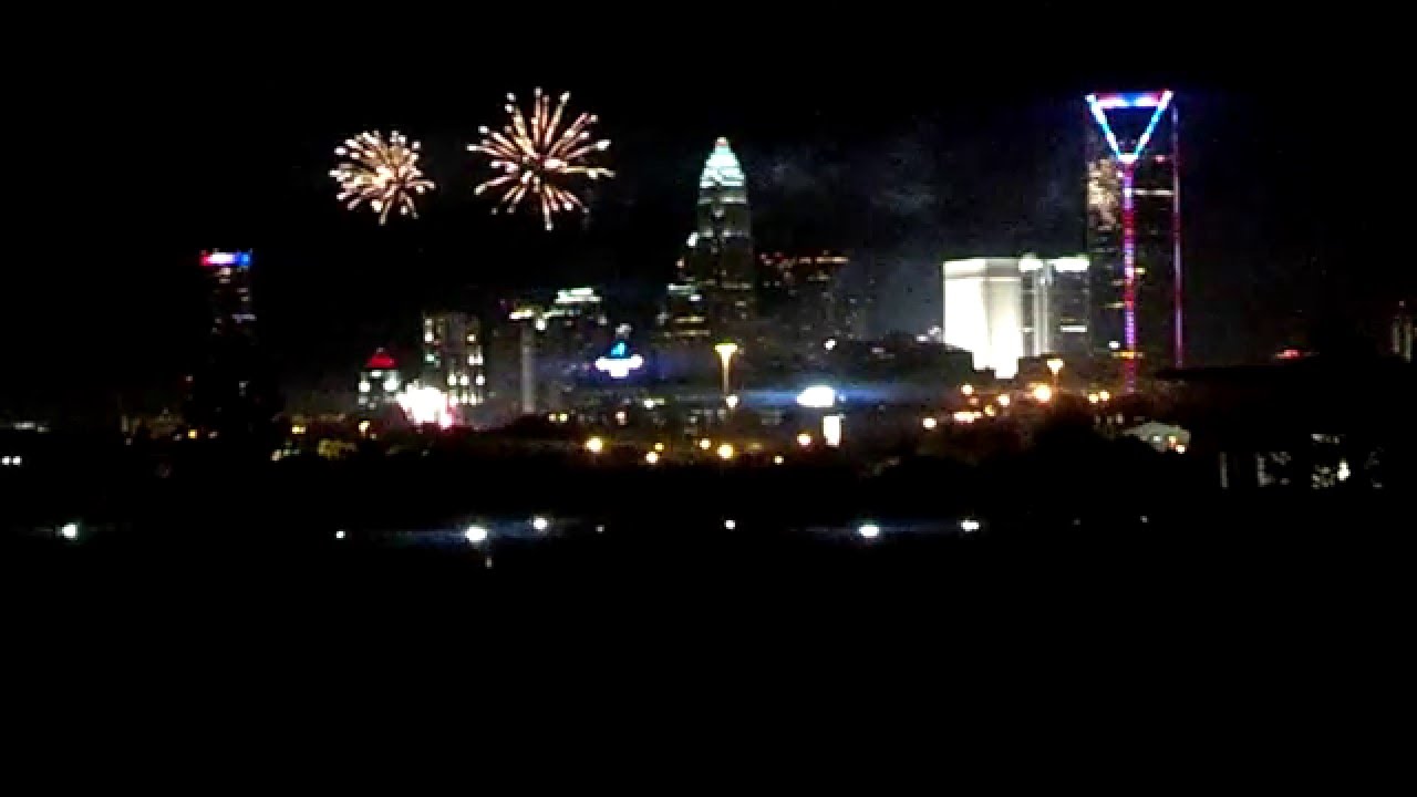 4th july firework over charlotte nc - YouTube