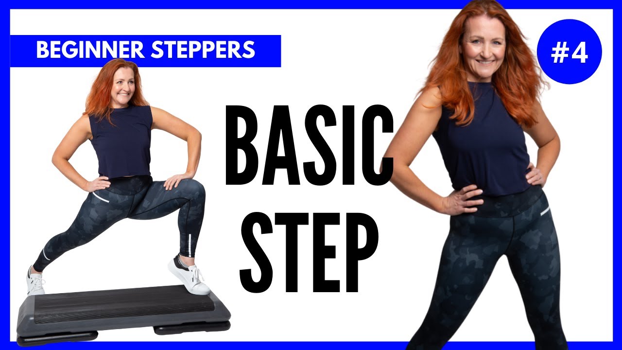 Beginner Step Aerobics Workout 💙 Basic #4 💙 Good Vibes - YouTube