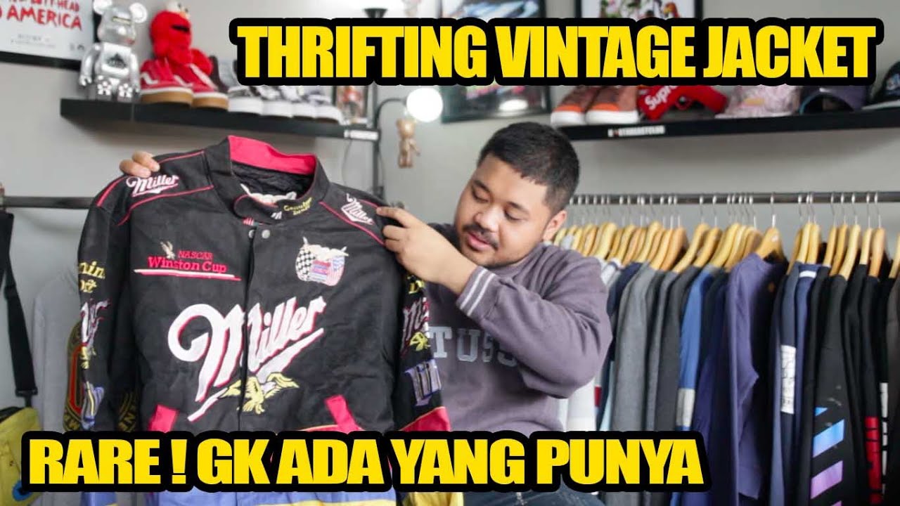 THRIFTING JACKET VINTAGE SUPER KEREN - YouTube