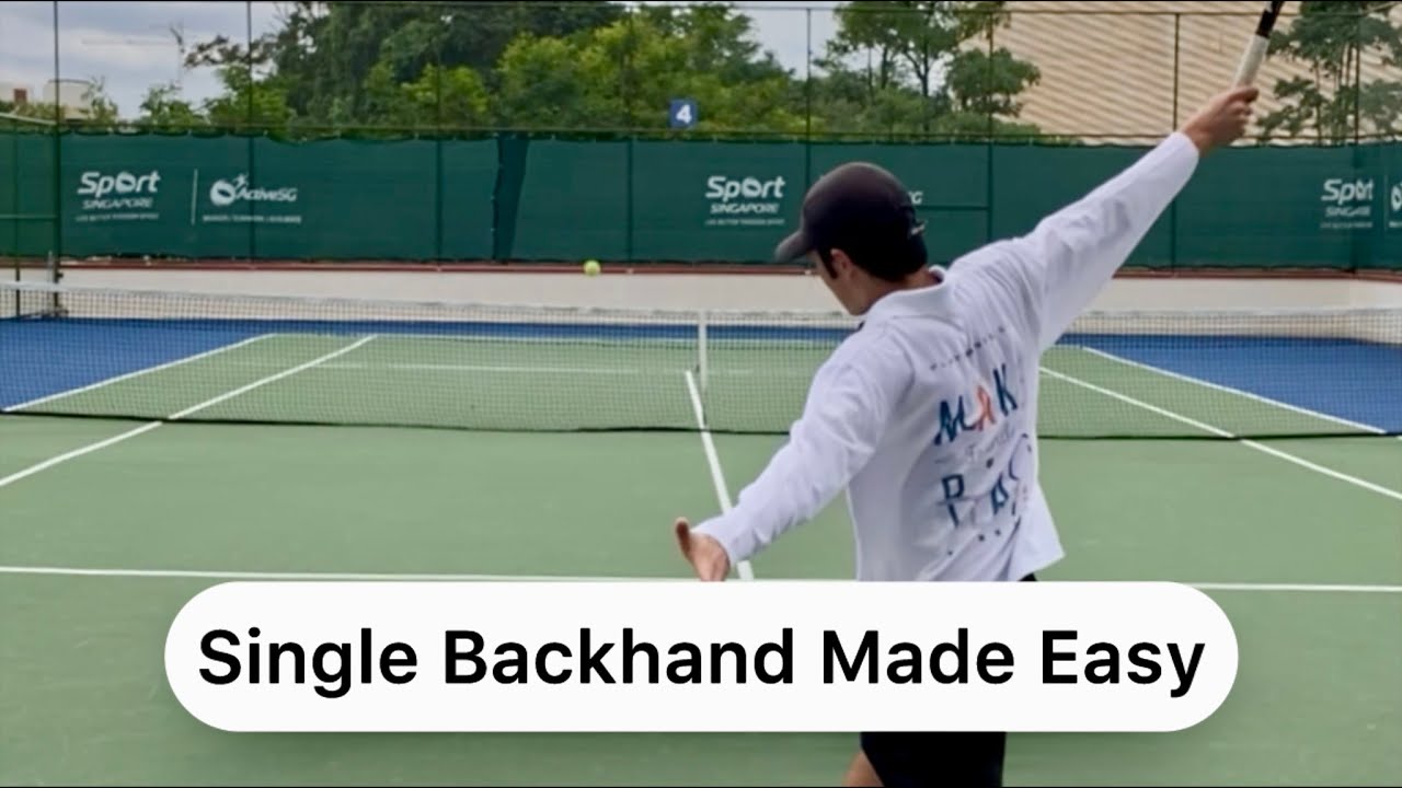 Learn The Most Beautiful Shot In Tennis | One-Handed Backhand Explained ...