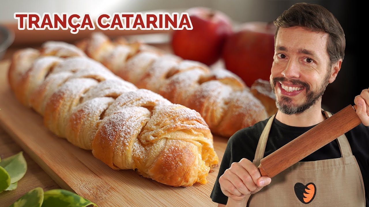 TRANÇA CATARINA - Receita de pão doce com massa folhada e recheado com ...