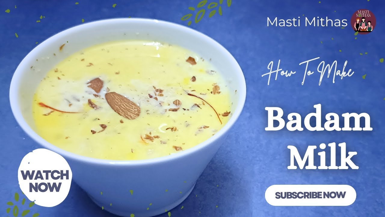 Ganpati Celebration Special: Badam Milk Recipe for Bhog - YouTube