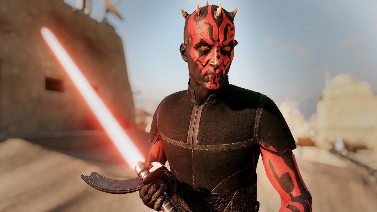 Old Master Darth Maul NEW Skin Gameplay - Star Wars Battlefront 2 - YouTube