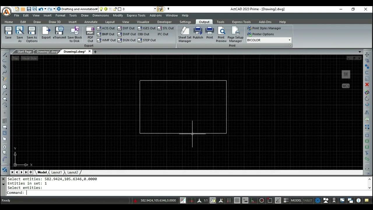 OBJ Out in ActCAD - YouTube