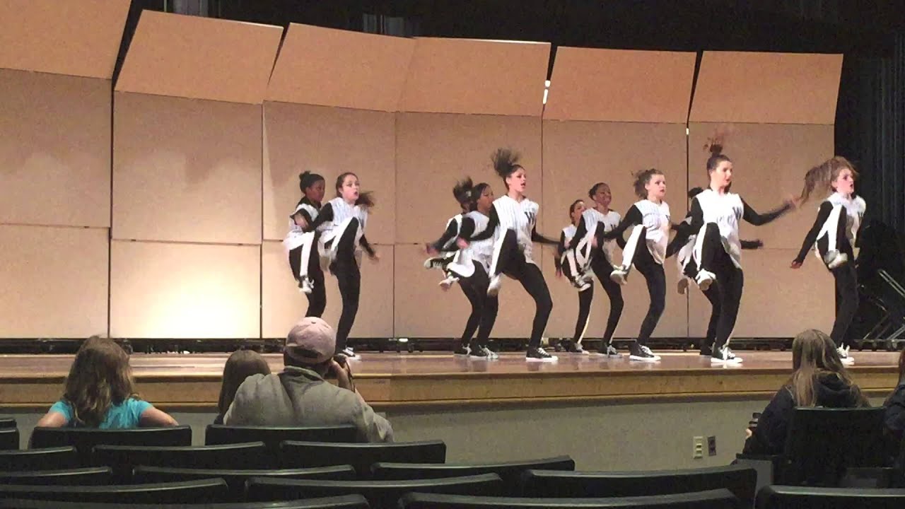 WSMS Dance Team. Spring Fling 3-28-15 - YouTube