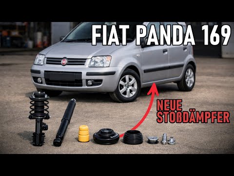 FIAT PANDA 169 // Stoßdämpfer selbst wechseln - so geht`s! #car #tutorial #diy #viral