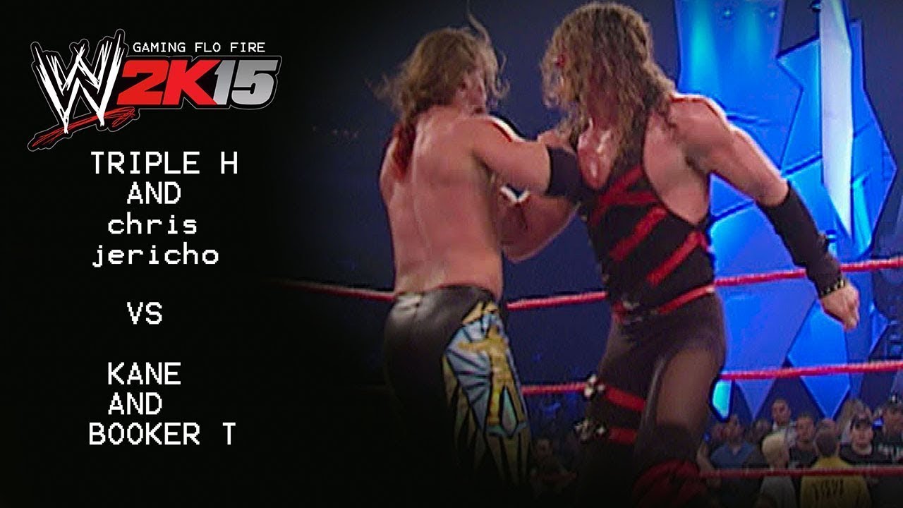 WWE 2K15 Kane & Booker T vs Triple H & Chris Jericho, Raw, Nov 4, 2002 ...