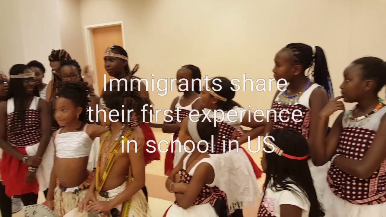 Immigrants kids share their first experience in America - YouTube