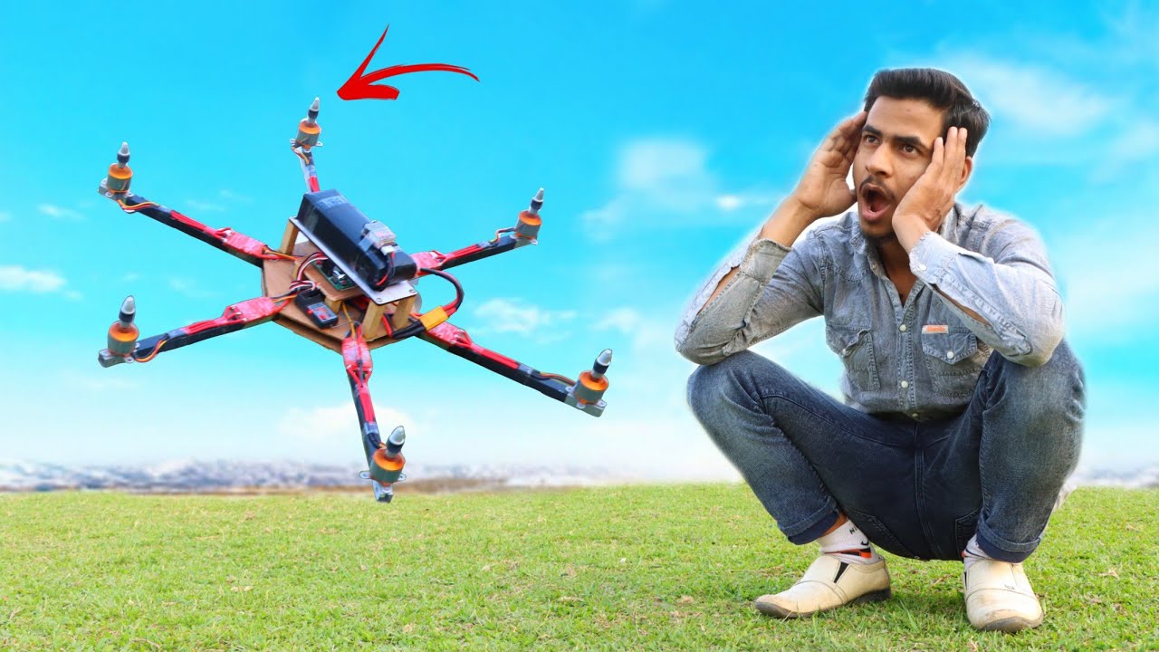 Drone flying without propellers amazing experiment - YouTube