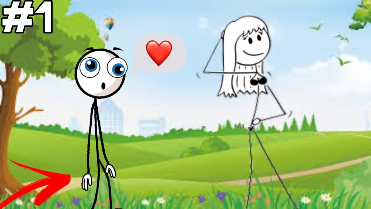 🥰LOVELY?|STICKMAN FUNNY VIDEO| Funny Moments #1 - YouTube