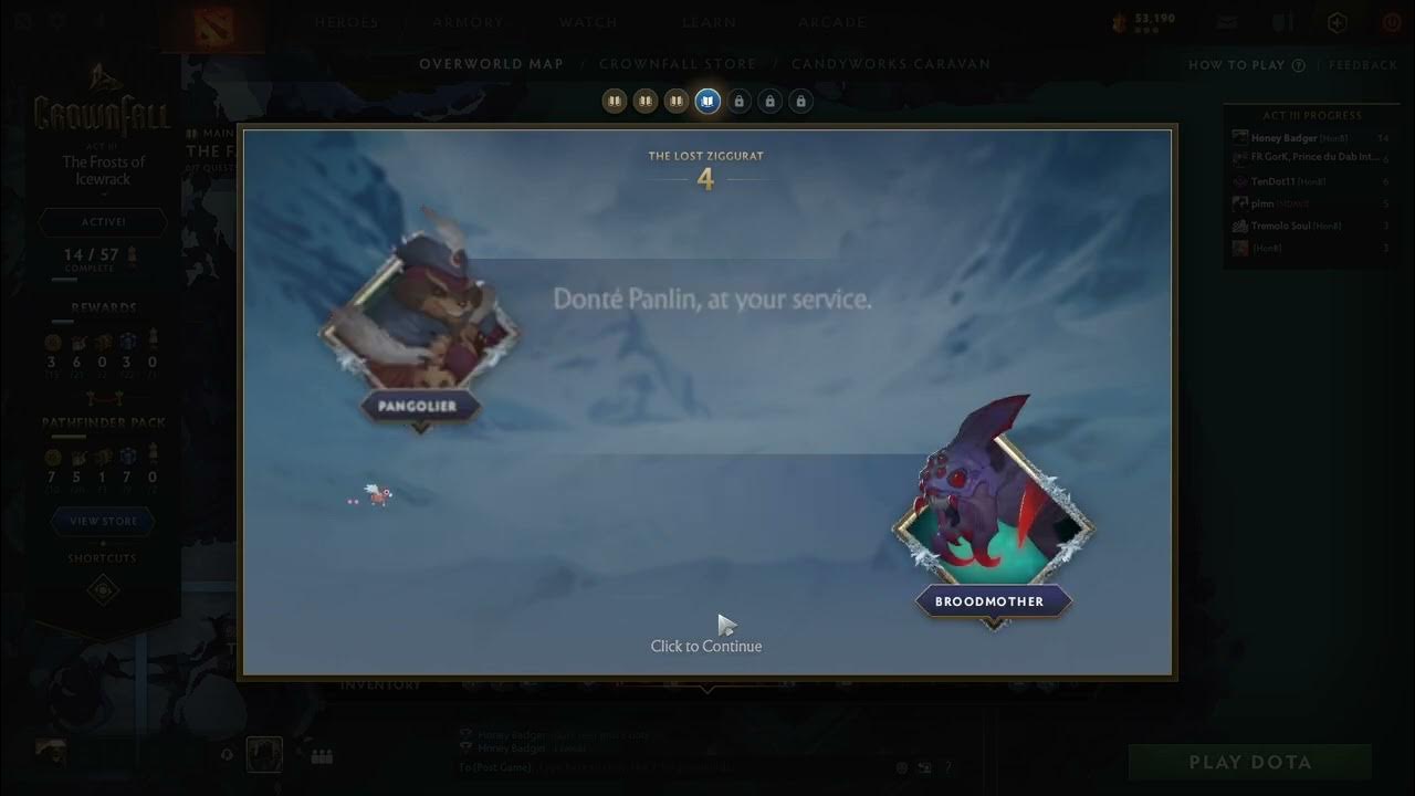 The Lost Ziggurat 4 (Crownfall Event | The Frosts of Icewrack - Act 3) - Dota 2 - YouTube