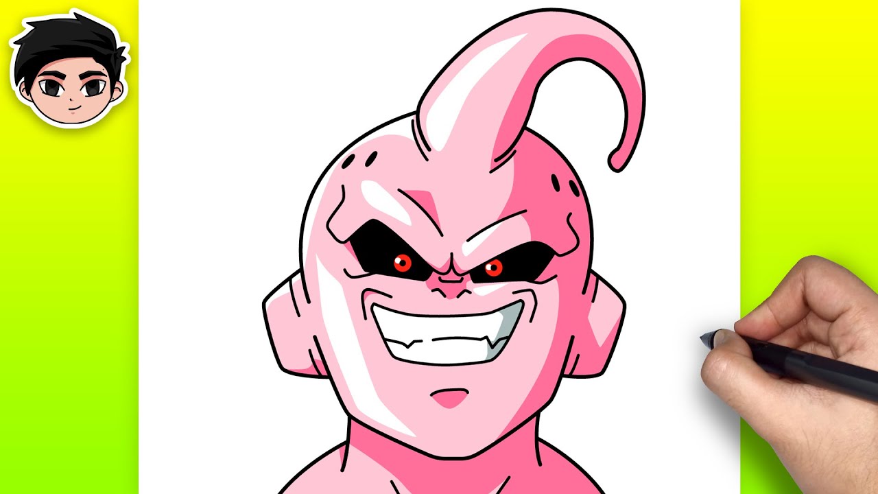 Como Dibujar KID BUU (Dragon Ball) - YouTube