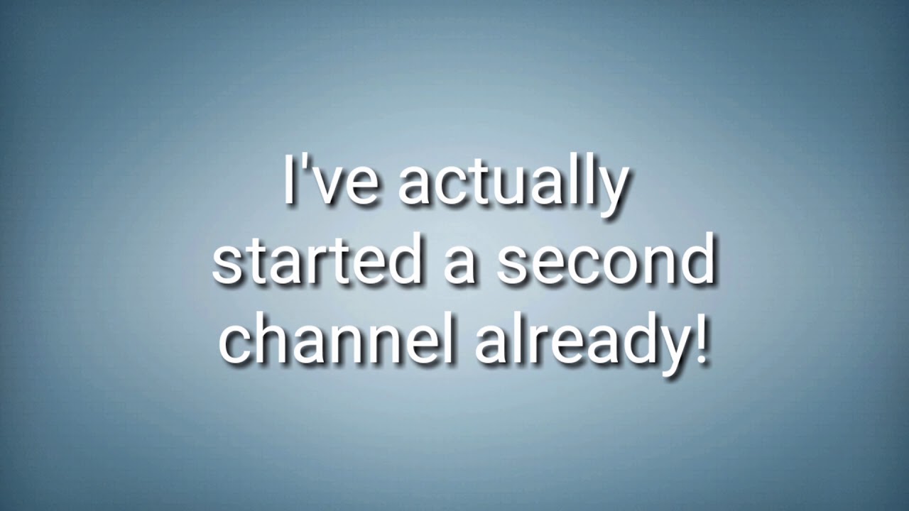 Leaving this channel - YouTube