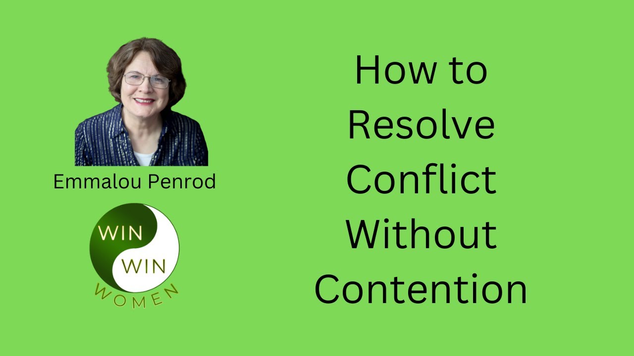How to Resolve Conflict Without Contention - YouTube
