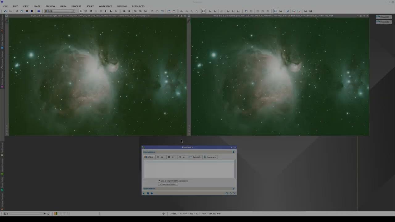 Introduction to PixInsight — 28.2 Development Community: WeightedBatchPreprocessing (II) - YouTube