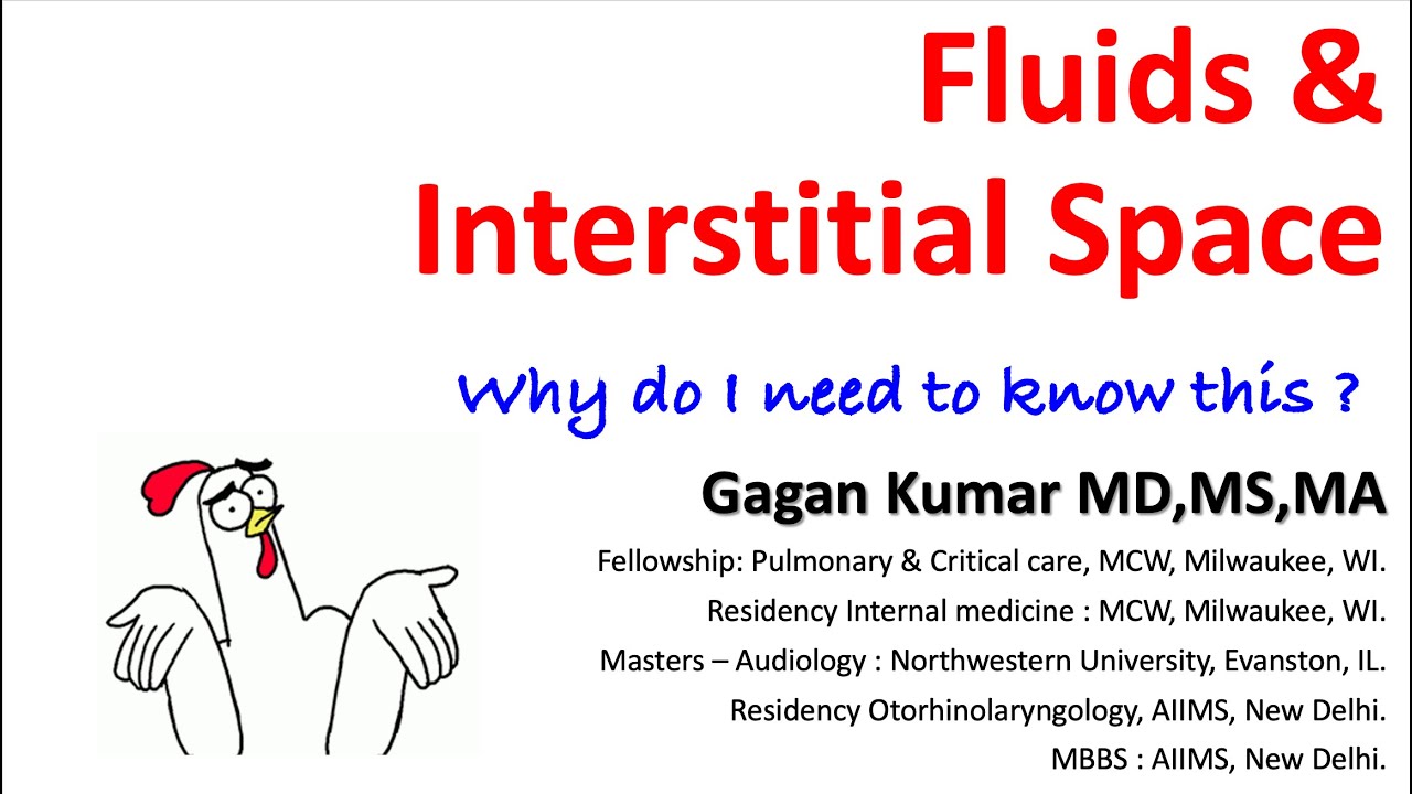 Interstitial space and fluid distribution. - YouTube