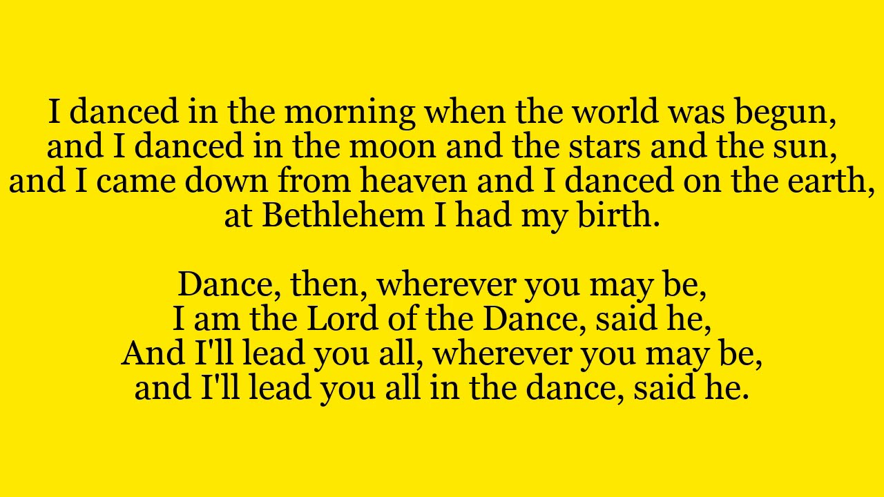 Recessional Hymn: Lord Of The Dance - 7th Sunday of Easter - YouTube