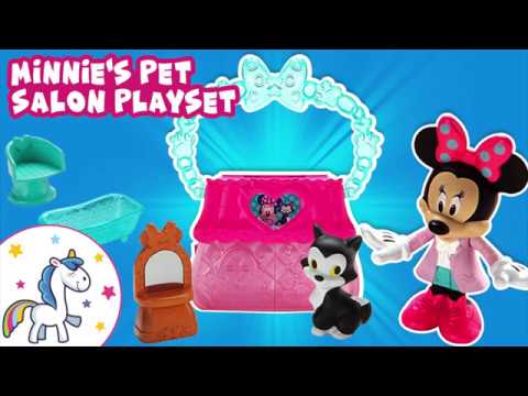 Minnie Mouse – Minnie's Pet Salon Playset 💇🏻‍♀️🐶 - YouTube