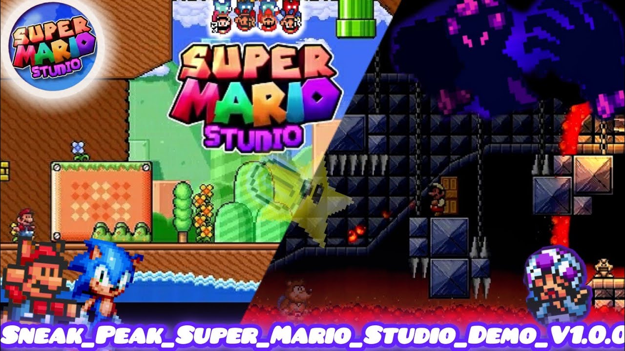 Super Mario Studio V1.0.0 Sneak Peak Avance Novedad Progreso🤔 - YouTube