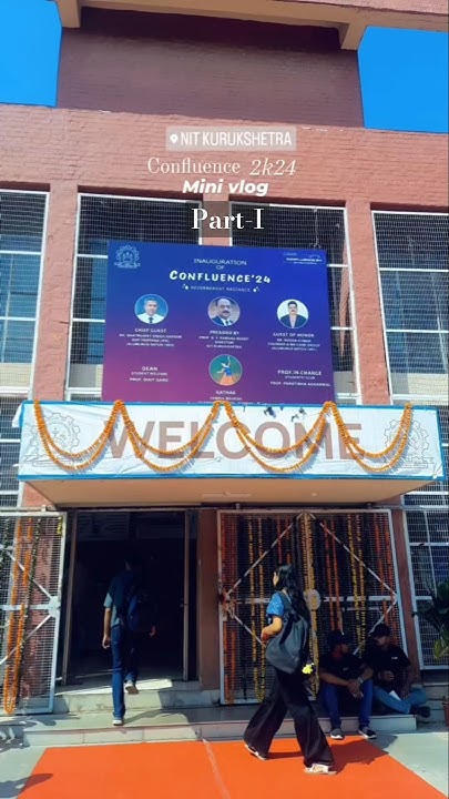 NIT Kurukshetra cultural fest | Confulence'24 | Part -1 #nitkkr #confluence #minivlog # ...