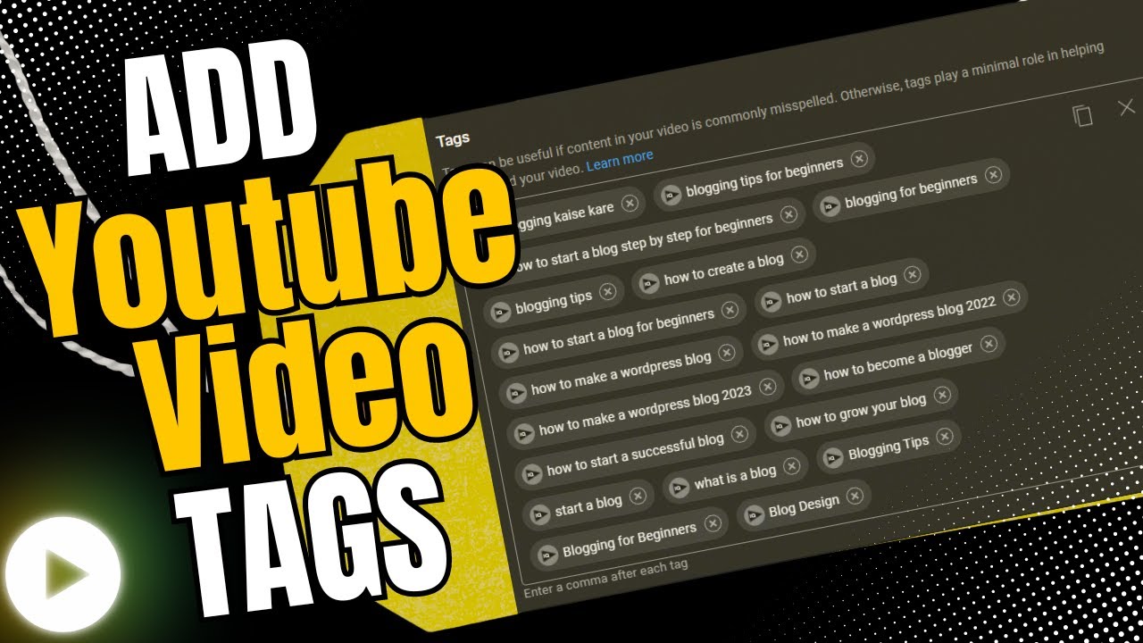 How to ADD TAGS to Your YouTube Videos in 2024 - YouTube