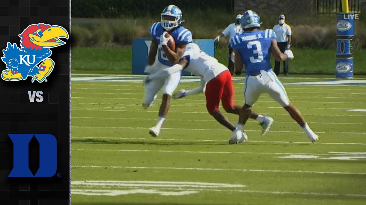 Kansas vs. Duke Football Highlights (2021) - YouTube