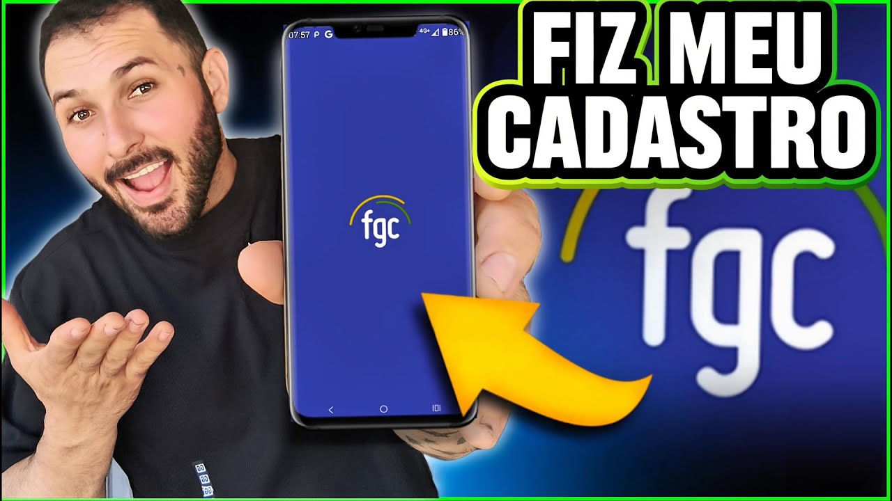 Como ABRIR UMA CONTA NO APP FGC (Venha fazer um cadastro junto comigo ...