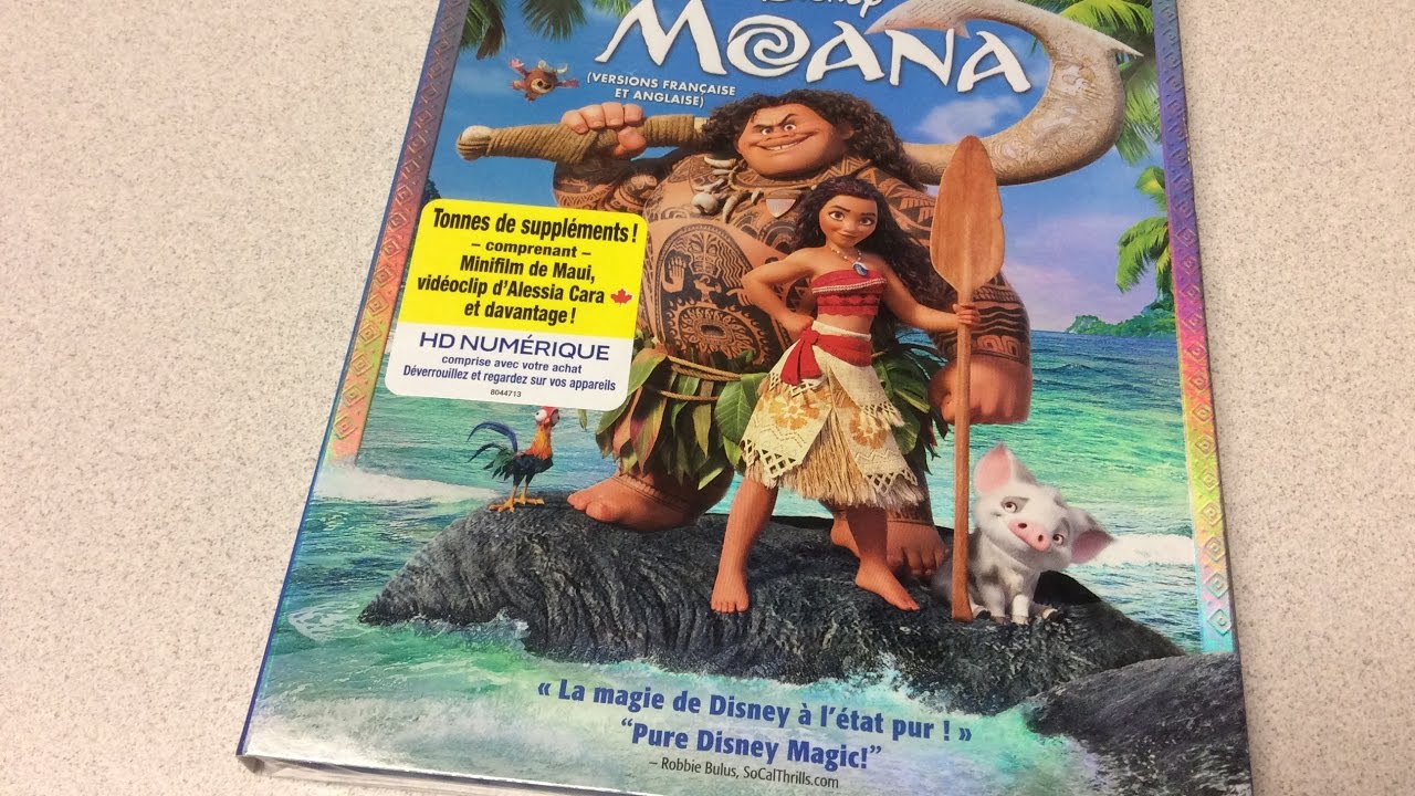 Critique du film Moana en combo Blu-ray/DVD - YouTube