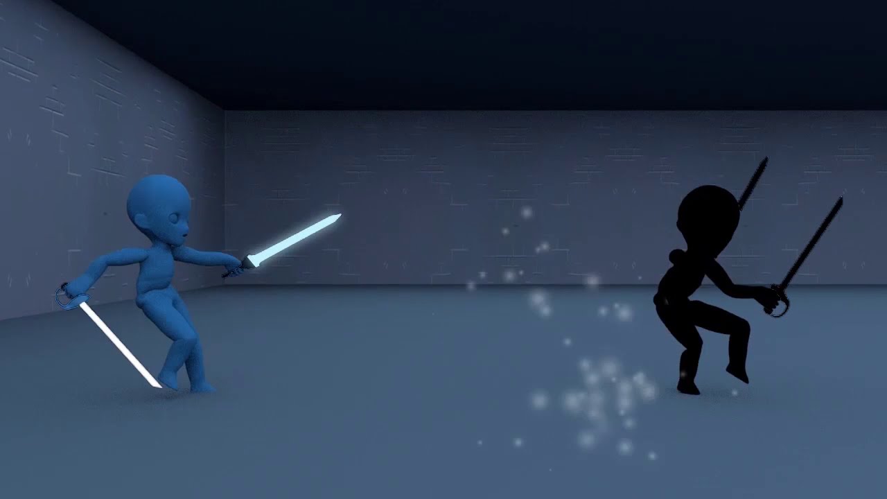 Fight animation parody (The Imitator Collab 2) - YouTube