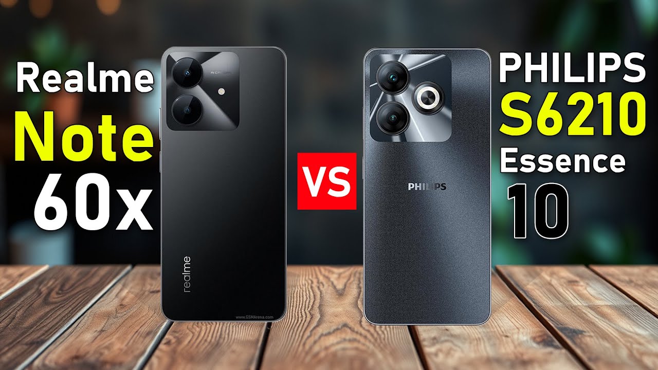 Realme Note 60x VS Philips S6210 Essence 10 - YouTube