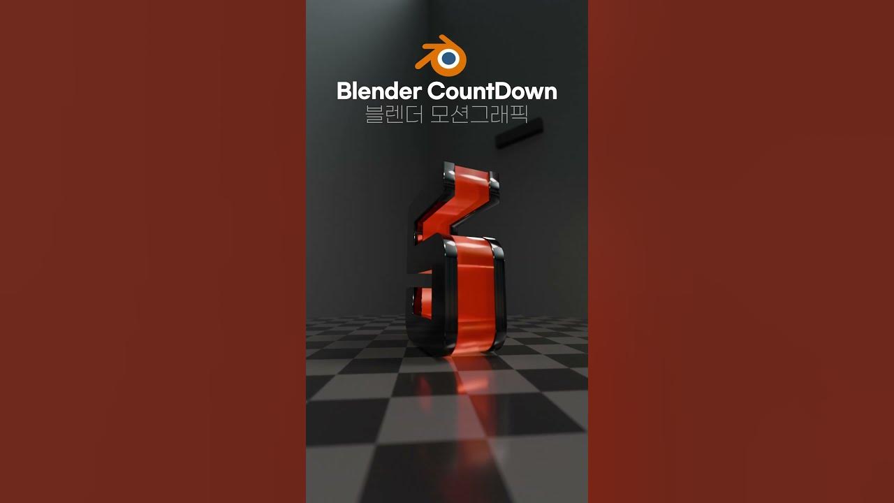 Blender CountDown. 3D Countdown. Blender motiongraphic. Blender Tutorials. - YouTube