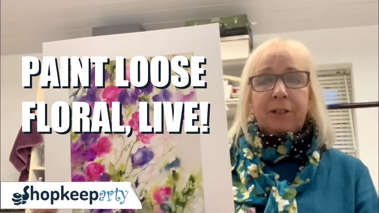 Paint Sweet Peas using Watercolor with Jane Betteridge, England (17 May ...