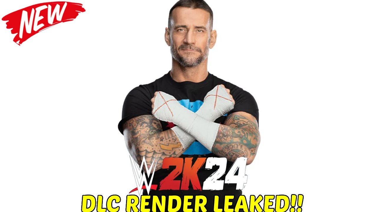 BREAKING WWE2K24 NEWS CM PUNK DLC Render LEAKED + MORE Updated ...