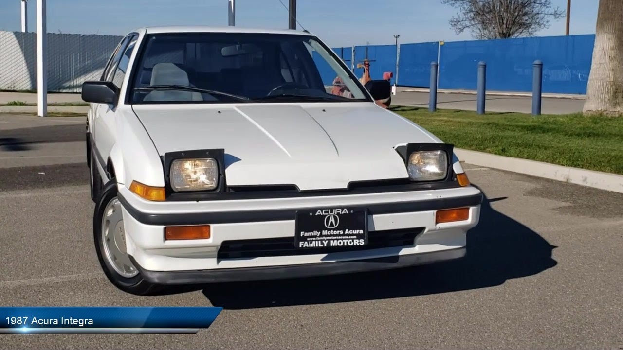 1987 Acura Integra Bakersfield Delano Visalia Valencia Fresno - YouTube