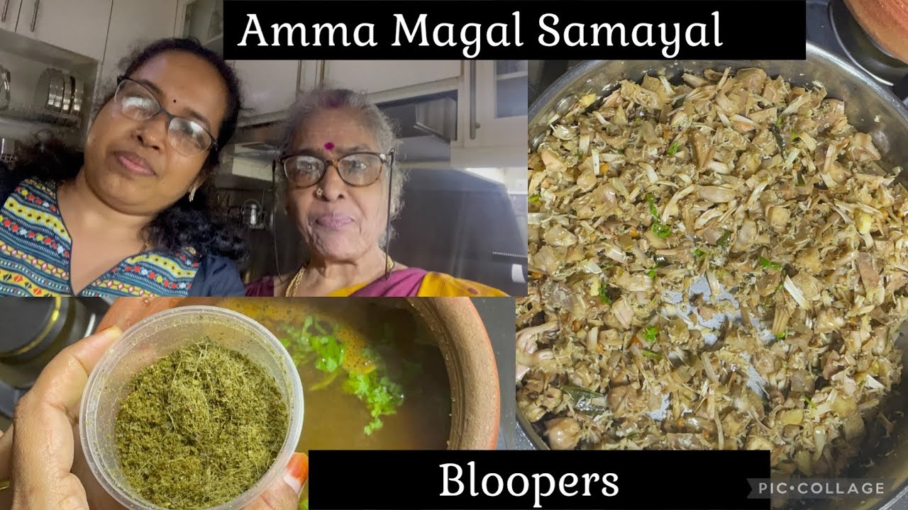 Amma Magal Samayal with bloopers | Raw Jackfruit poriyal , vepilakatti ...