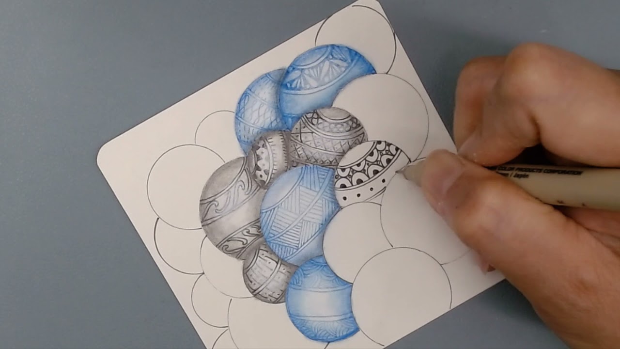 Bubbles Zentangle Patterns