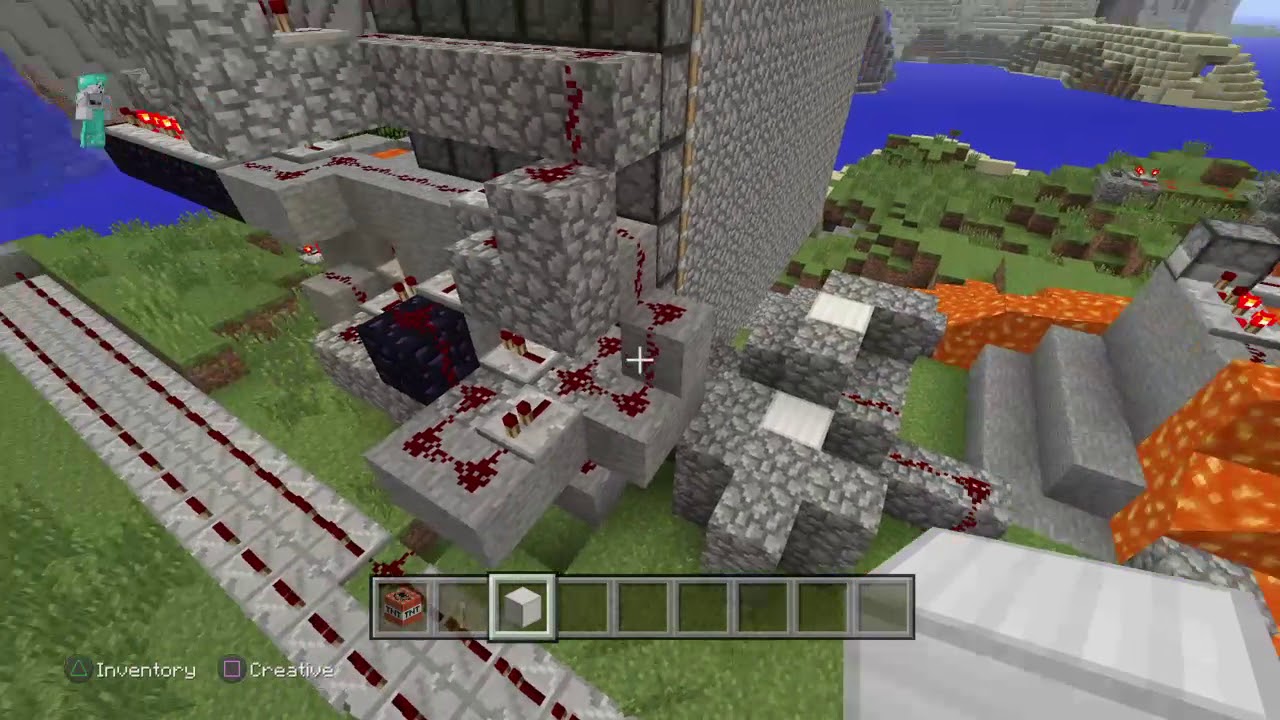 Minecraft:redstone wall - YouTube