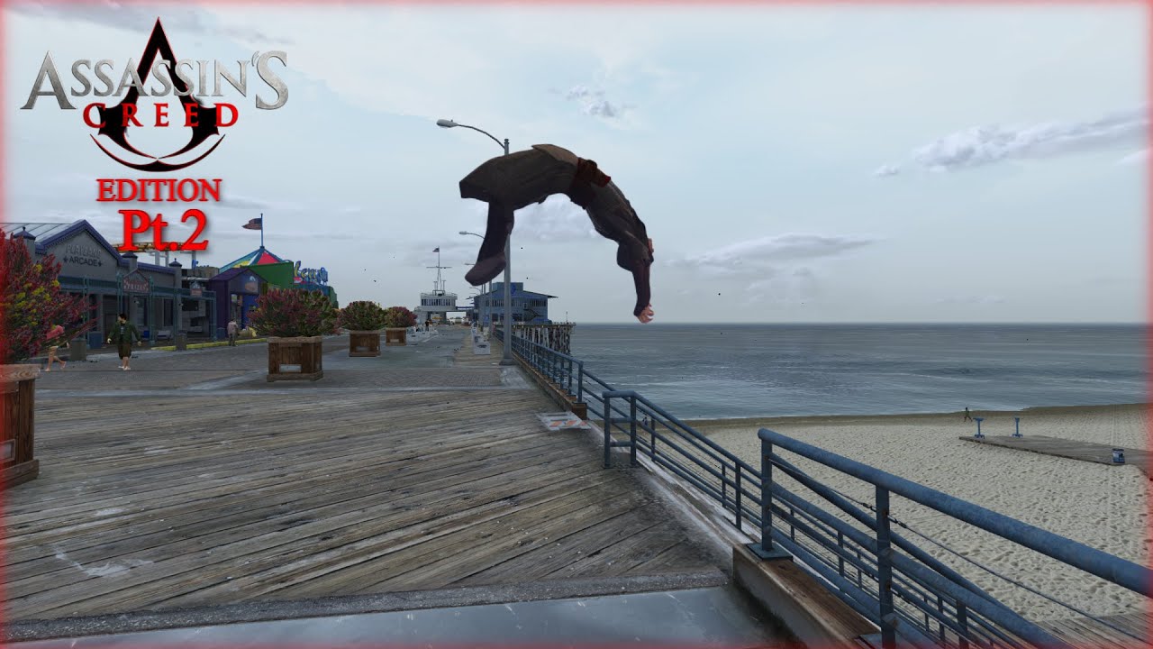 GTA 5 - Parkour Mod! Assassin's Creed Edition Pt.2 (Gameplay) - YouTube