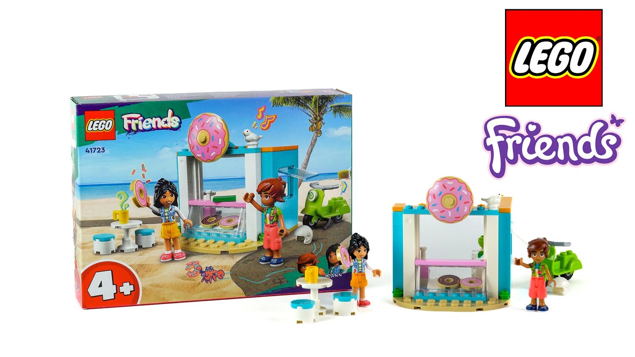 LEGO Friends 41723 – Donut Shop - Unboxing and Speed Building - YouTube