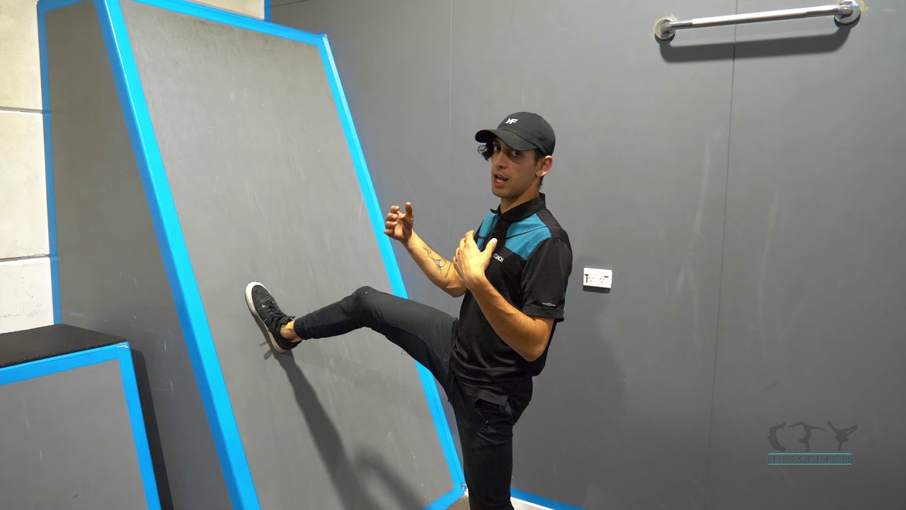 Tack precision jump parkour- Flips & Tumbles - YouTube